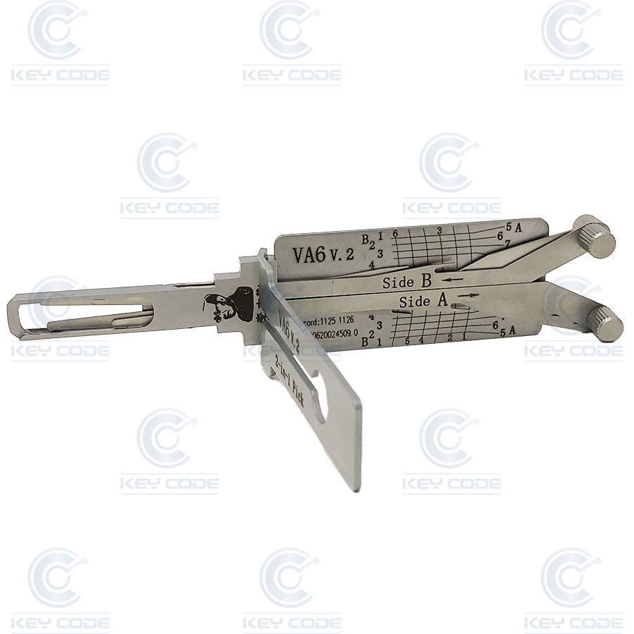 [VA6-QUAD-21] GANZUA LISHI 2 EN 1 VA6-VA2 RENAULT-PSA QUAD | Key-code