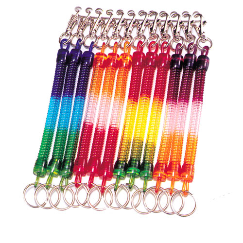 DISPLAY WITH 12 MULTI-COLORED PVC CHAINS | Key-code