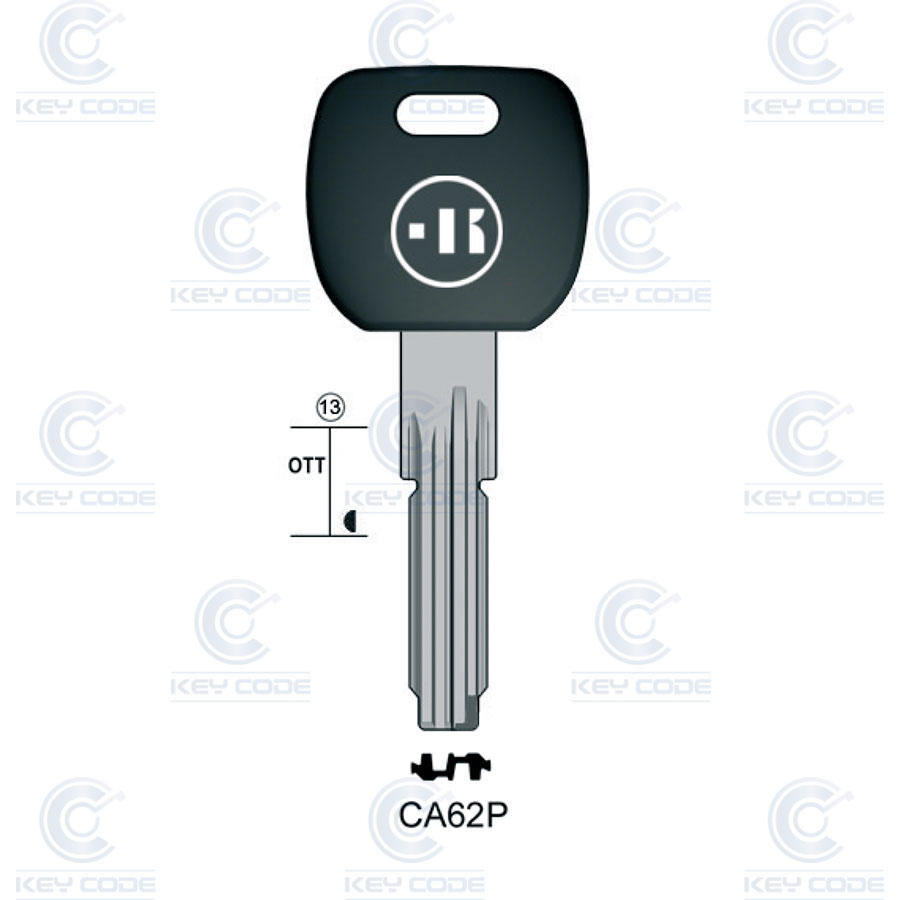 [KL-CA62P] LLAVE DE PUNTOS KEYLINE CA62P (CS62P) | Key-code