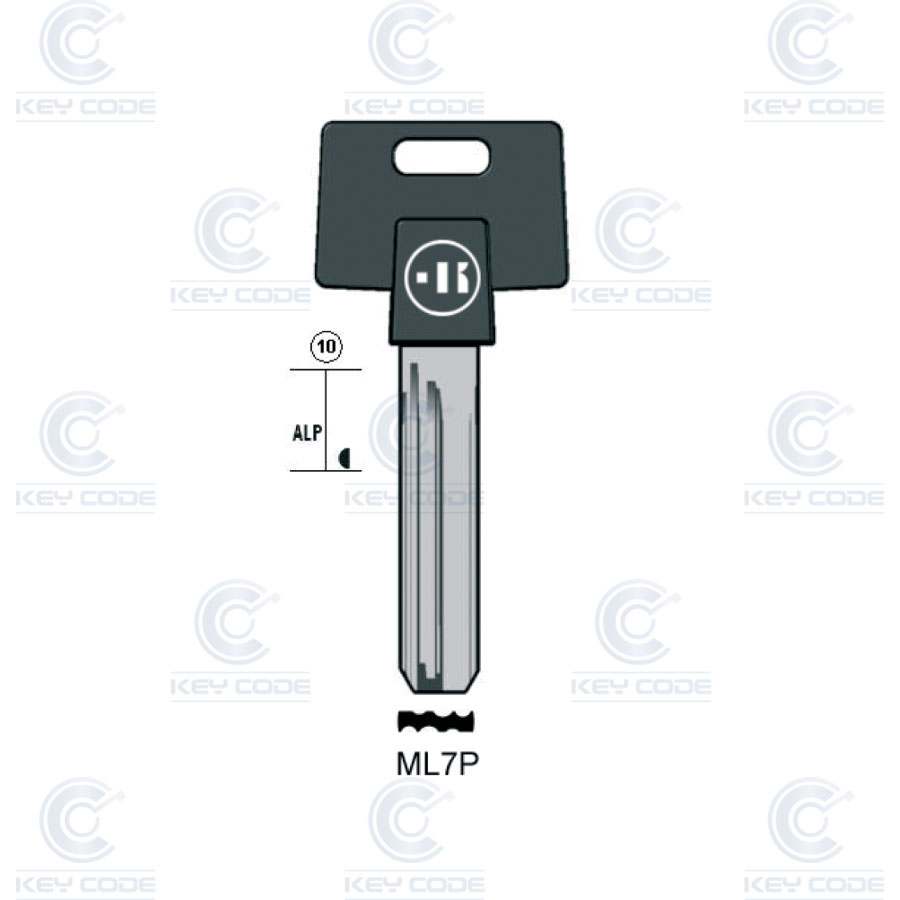 [KL-ML7P] LLAVE KEYLINE MULTILOCK ML7P (MTK12RP) | Key-code